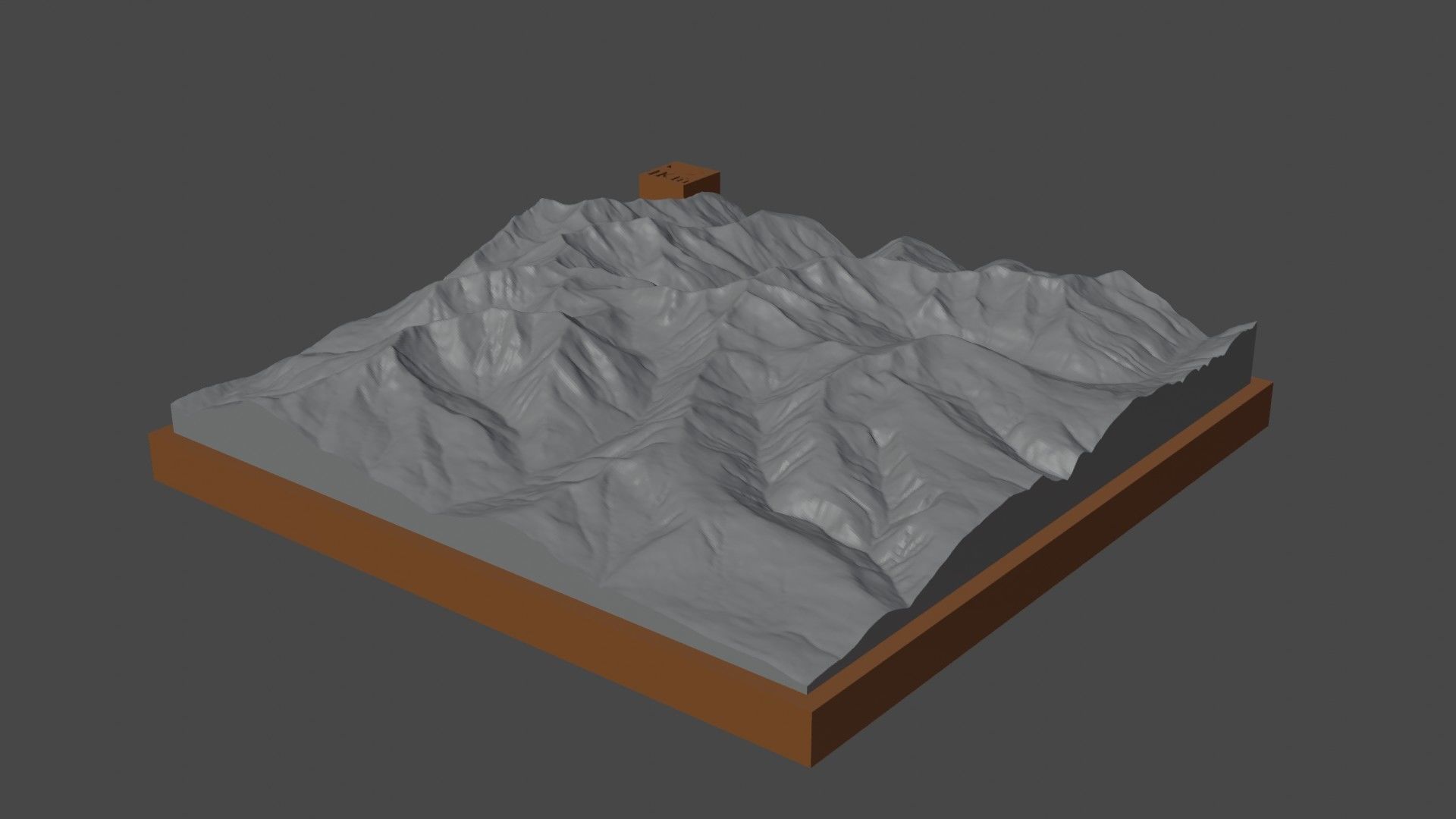 Kispiox Mtn 3D model 3D printable | CGTrader