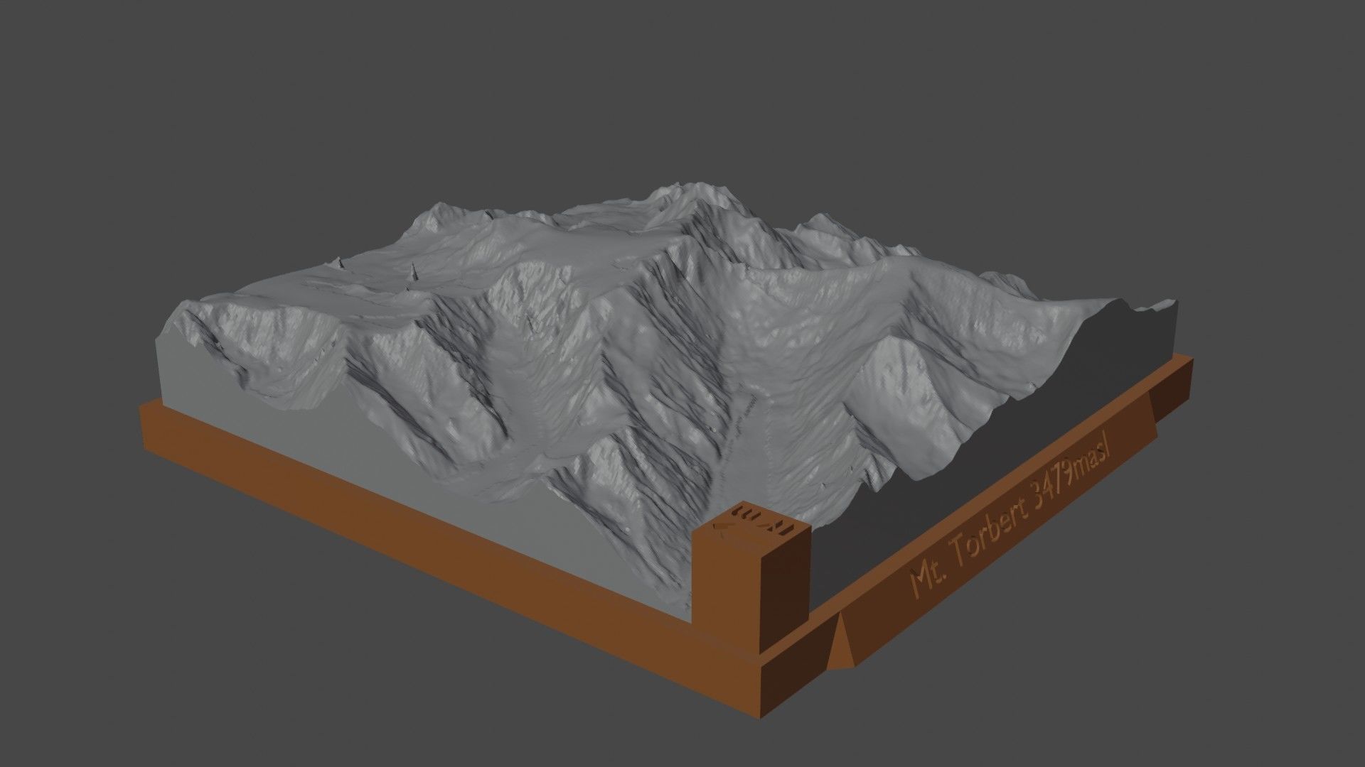 Mount Torbert 3D model 3D printable | CGTrader