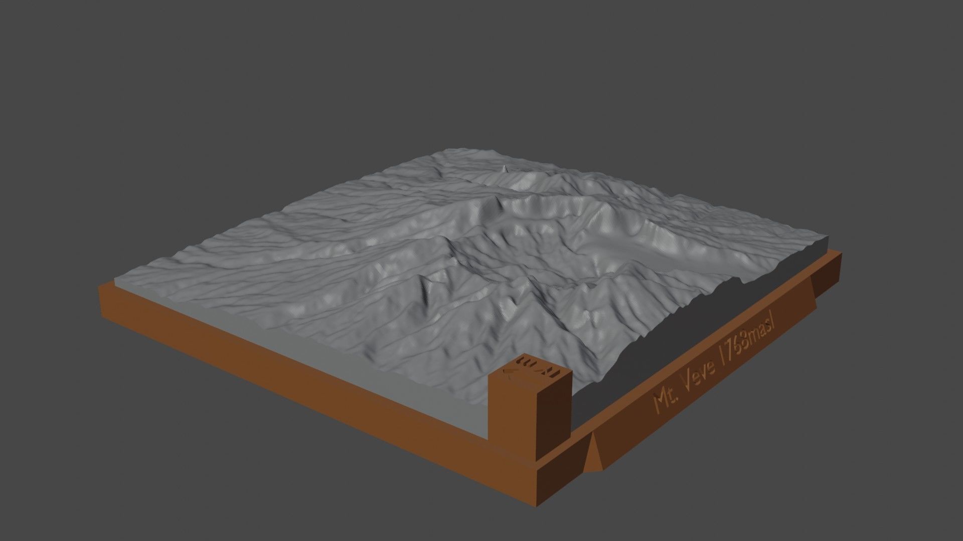 Mount Veve 3D model 3D printable | CGTrader
