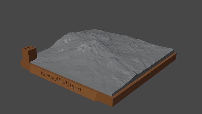 Moussa Ali 3D model 3D printable | CGTrader