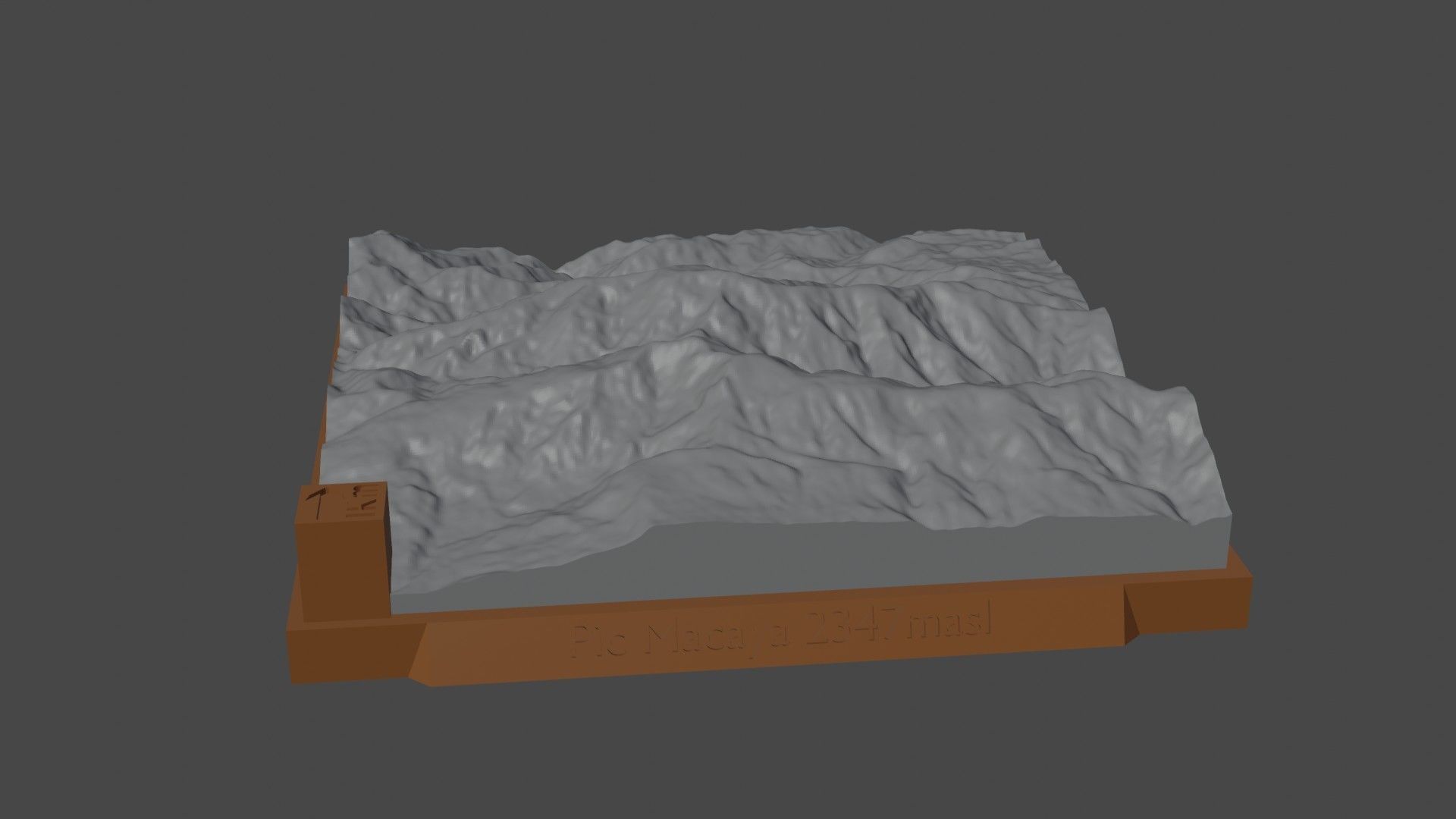 Pic Macaya 3D model 3D printable | CGTrader