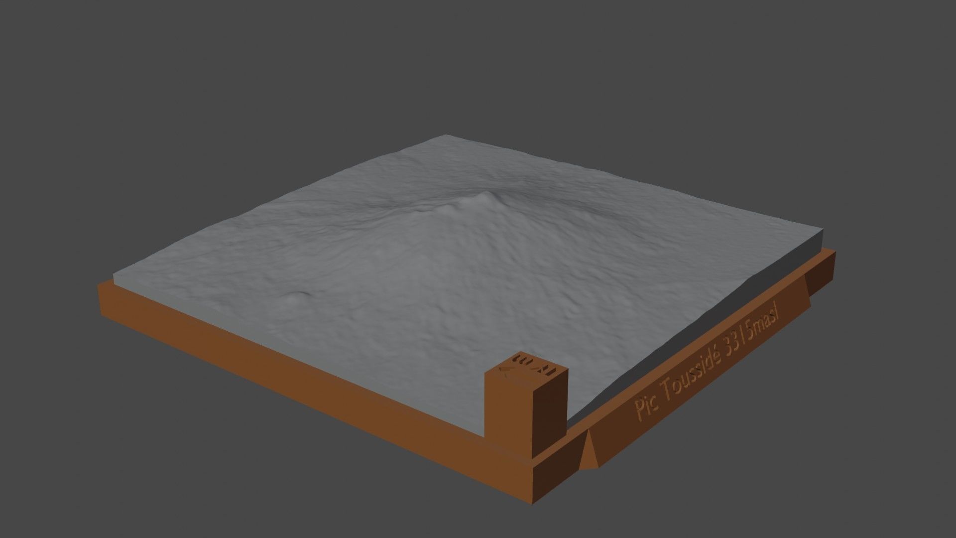 Pic Tousside 3D model 3D printable | CGTrader