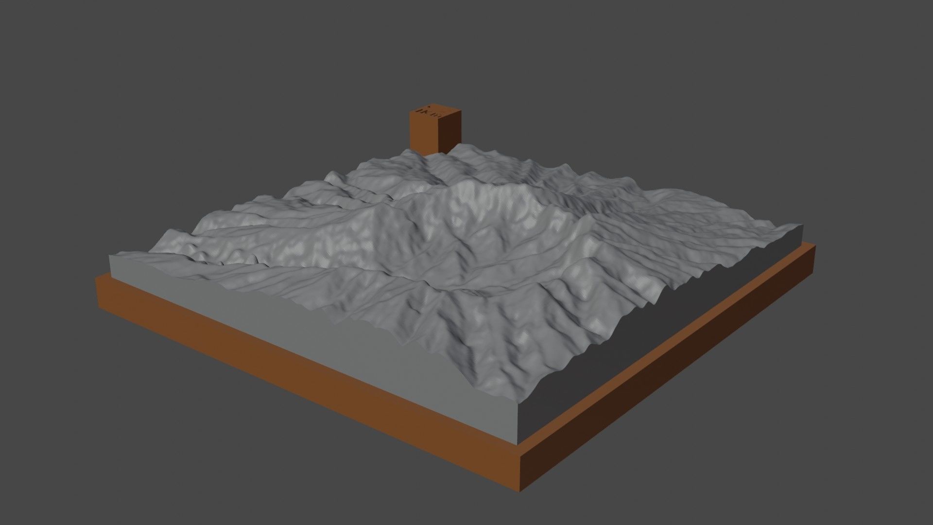 Mount Bosavi 3D model 3D printable | CGTrader