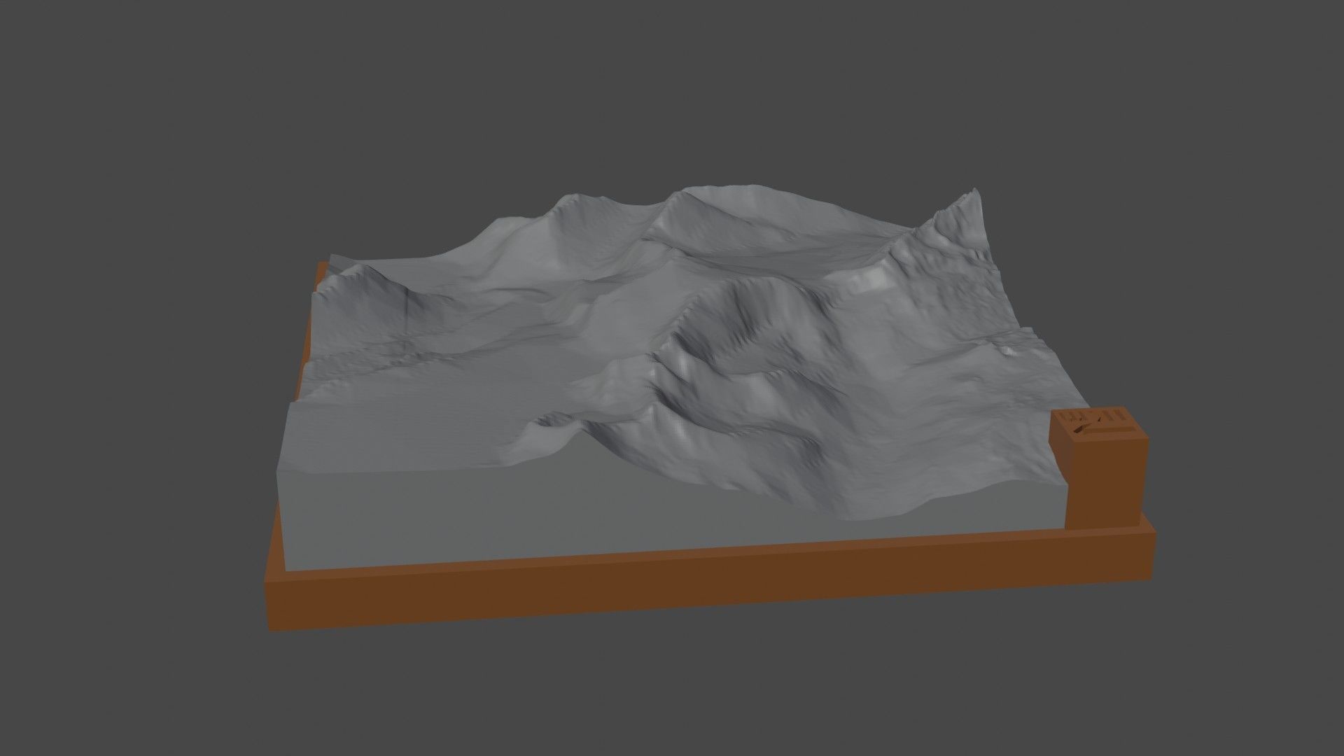 Mount Chown 3D model 3D printable | CGTrader