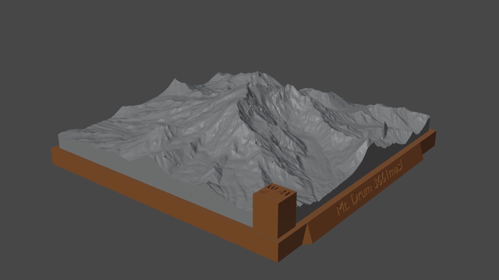 Mount Drum 3D model 3D printable | CGTrader