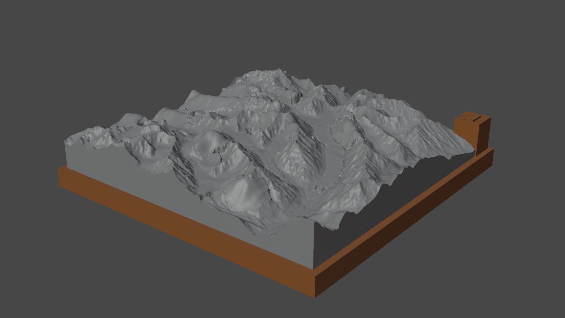 Pik Pobeda 3D model 3D printable | CGTrader