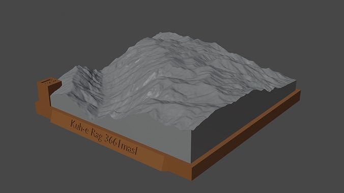 Kuh-e Rag 3D model 3D printable | CGTrader