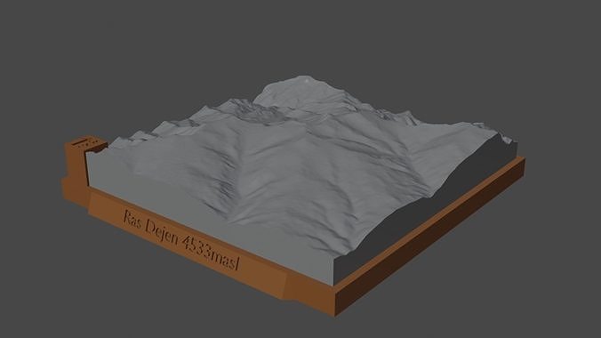Ras Dejen 3D model 3D printable | CGTrader