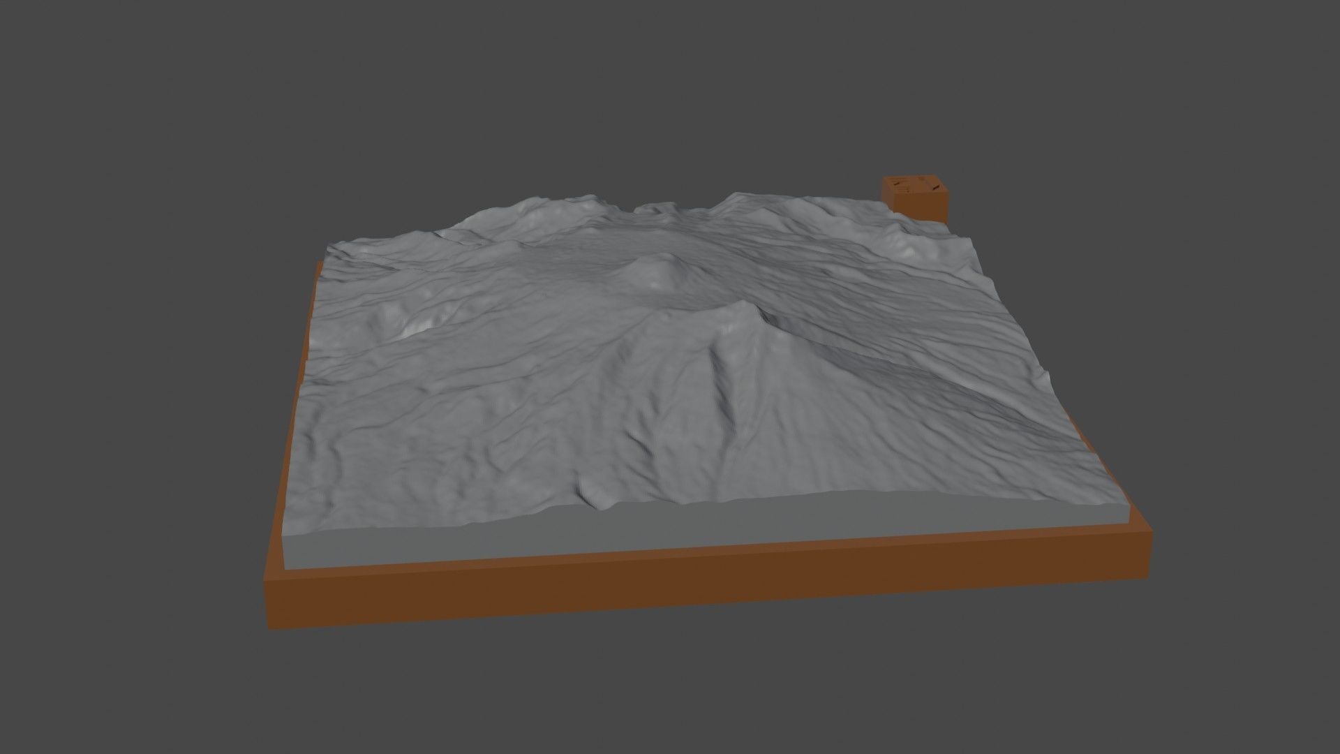 Volcan Choshuenco 3D model 3D printable | CGTrader