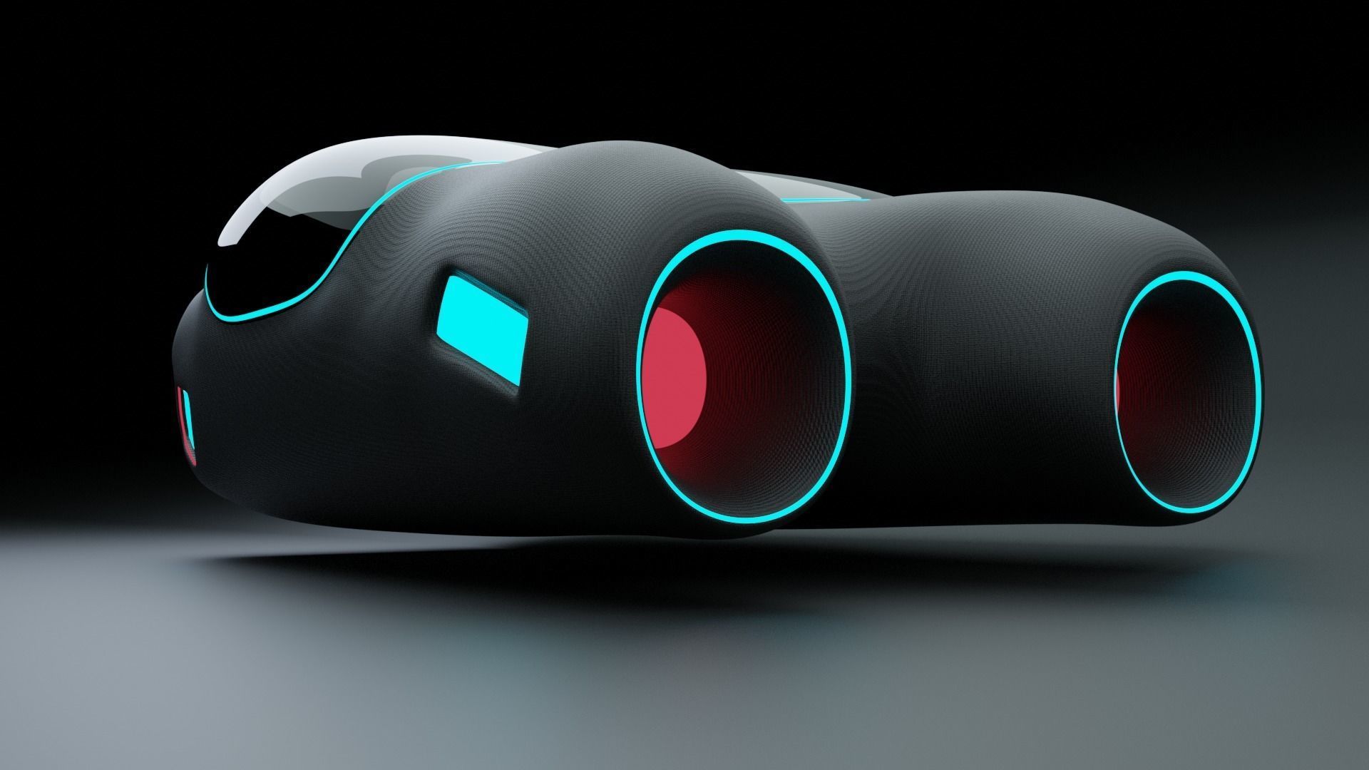 Sci-Fi Car Modal and it can be used in Game free VR / AR / low-poly 3D ...