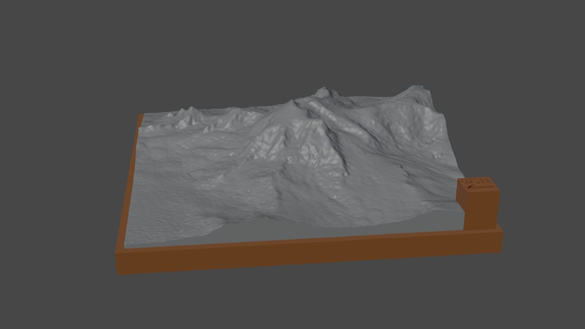 Volcan Lautaro 3D model 3D printable | CGTrader