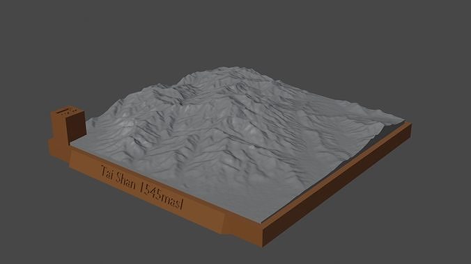 Tai Shan 3D model 3D printable | CGTrader