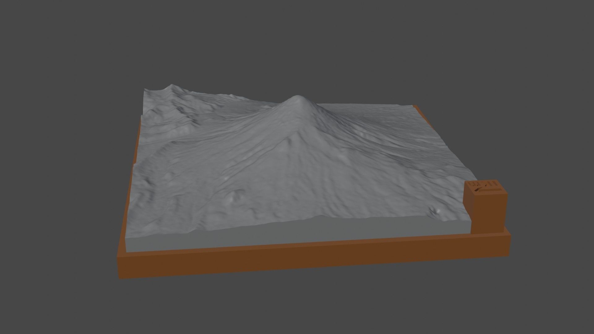 Volcan Osorno 3D model 3D printable | CGTrader