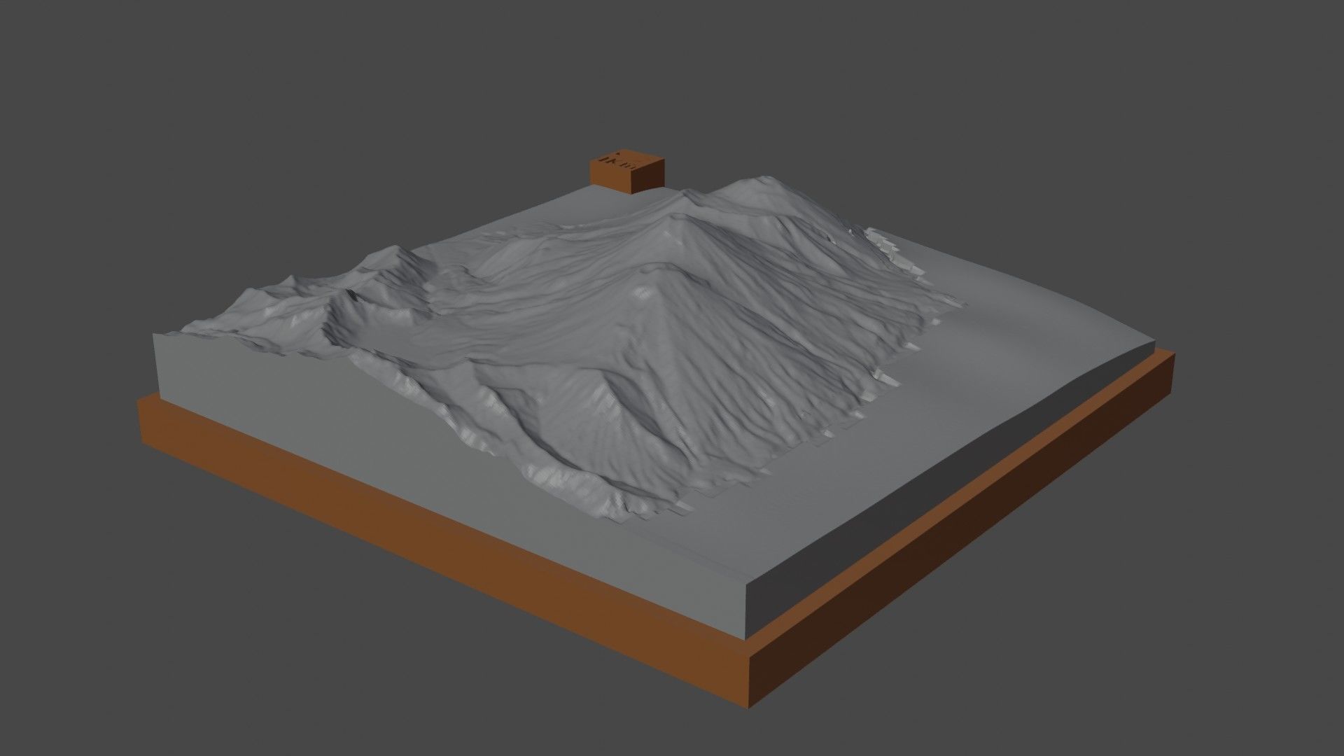Tanaga Volcano 3D model 3D printable | CGTrader