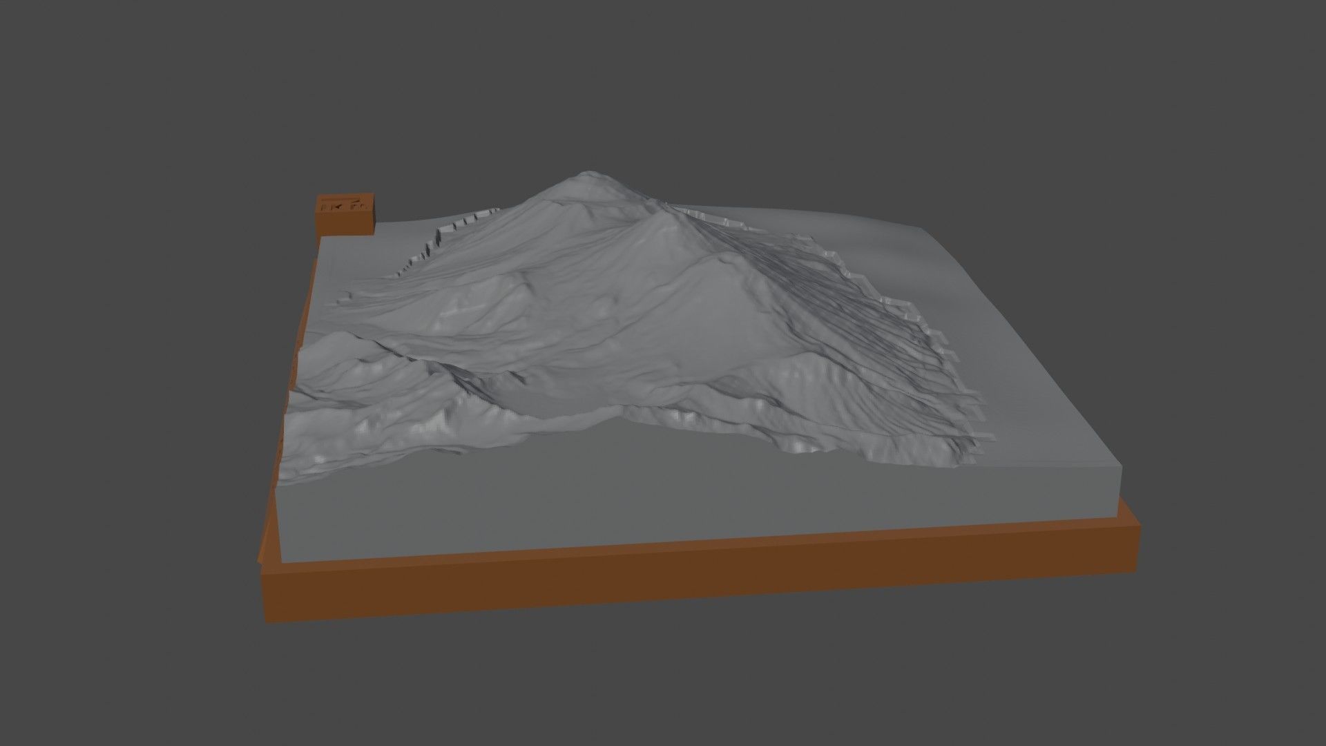 Tanaga Volcano 3D model 3D printable | CGTrader