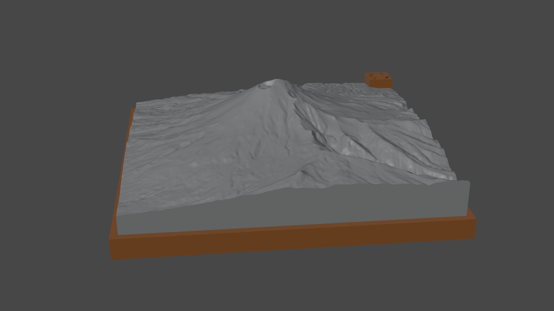 Volcan Popocatepetl 3D model 3D printable | CGTrader