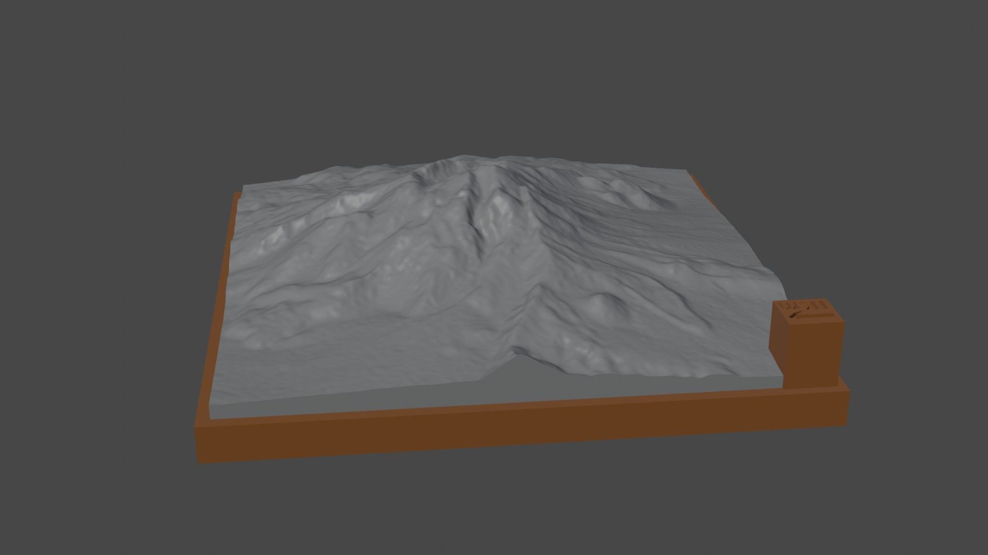 Volcan Socompa 3D model 3D printable | CGTrader