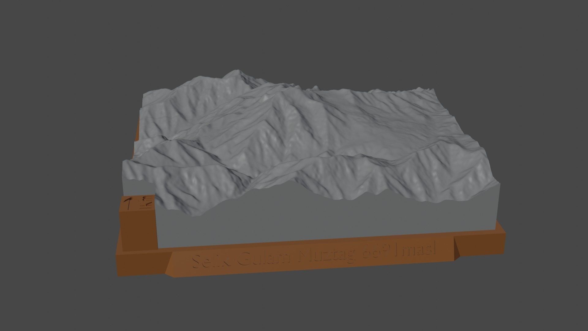 Selik Gulam Muztag 3D model 3D printable | CGTrader