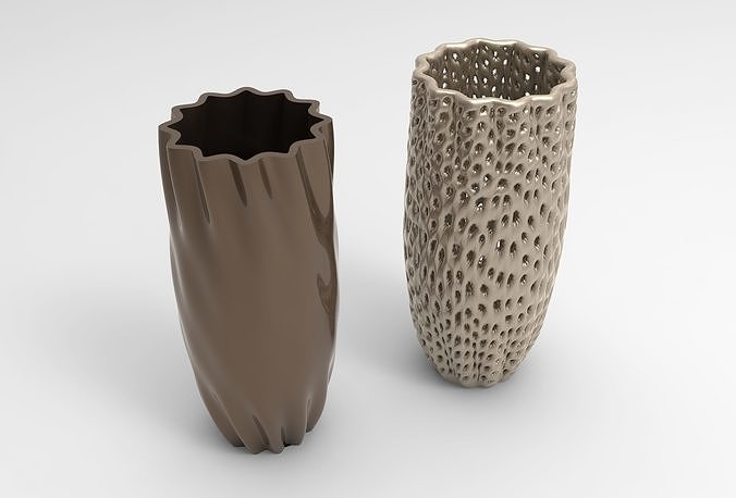 Vase Voronoi 83 3D model 3D printable | CGTrader