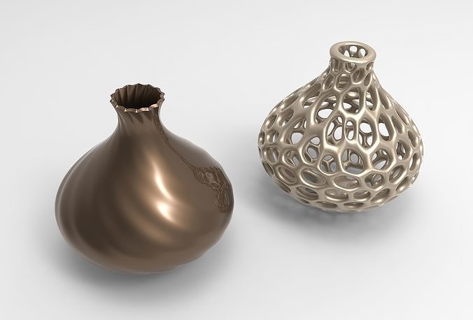 Vase Voronoi 97 3D model 3D printable | CGTrader