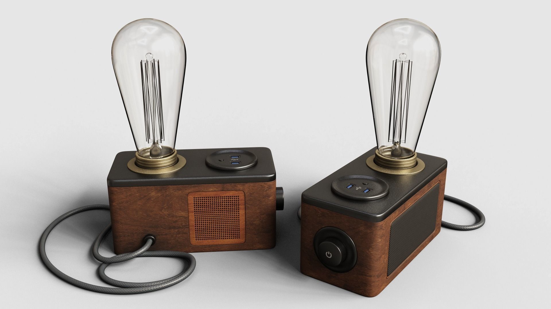 3D model Radio Lamp VR / AR / low-poly | CGTrader