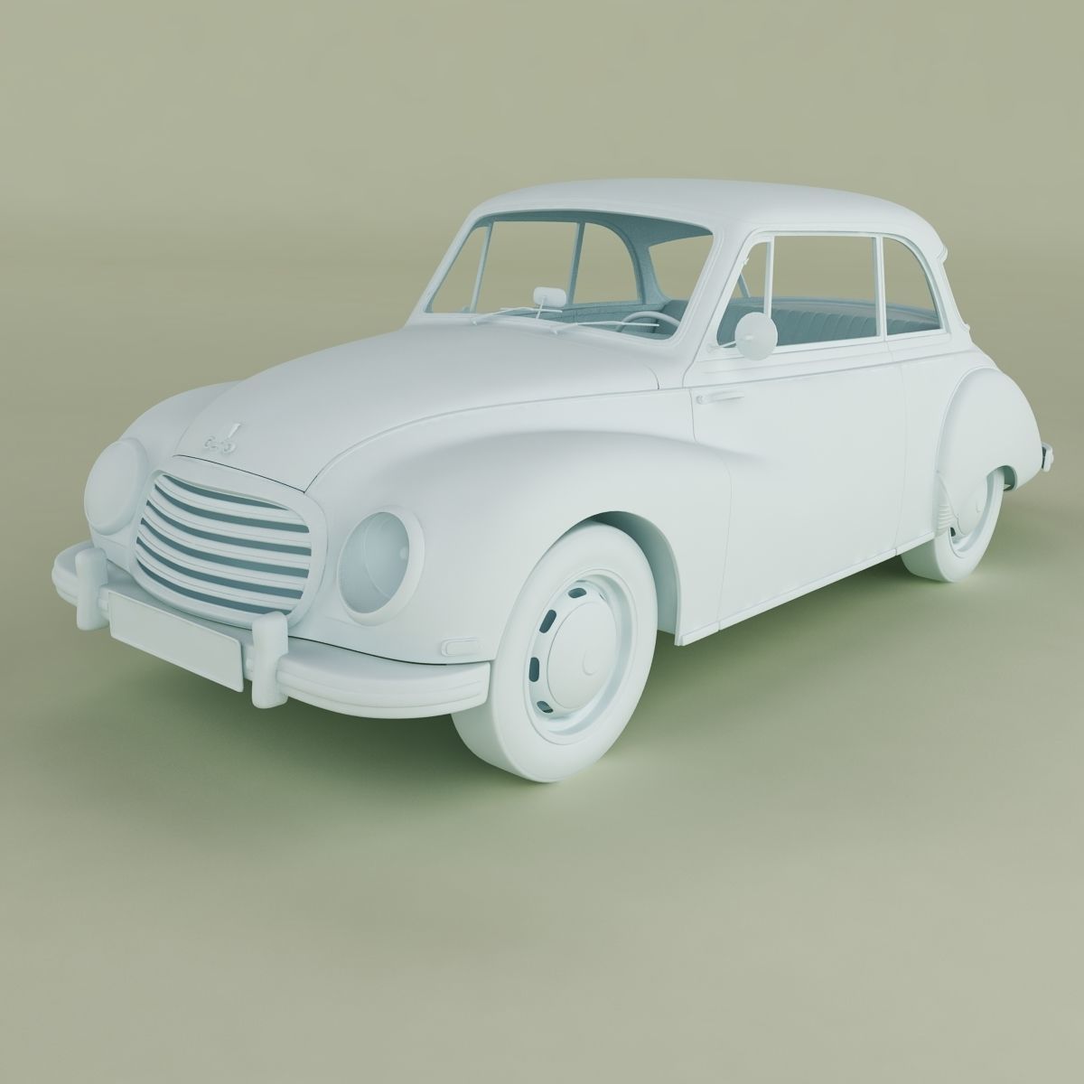 DKW 3-6 Coupe F93 3D model | CGTrader