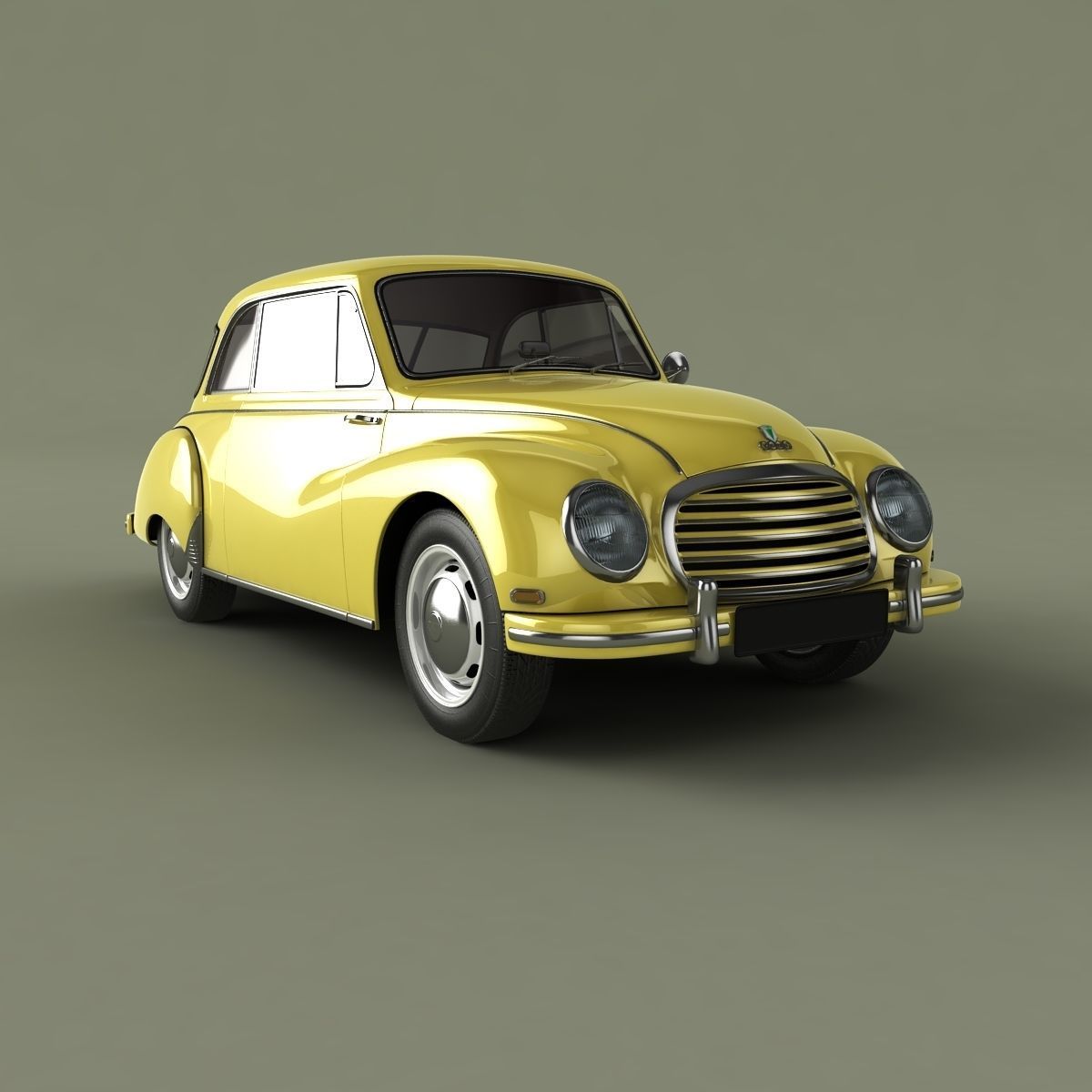 DKW 3-6 Coupe F93 3D model | CGTrader