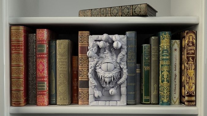 Floating eye monster Booknook 3D model 3D printable | CGTrader