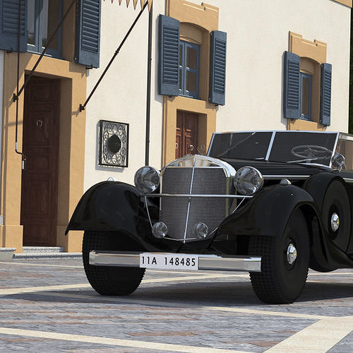 3D model WII K770 Mercedes Benz Car VR / AR / low-poly | CGTrader