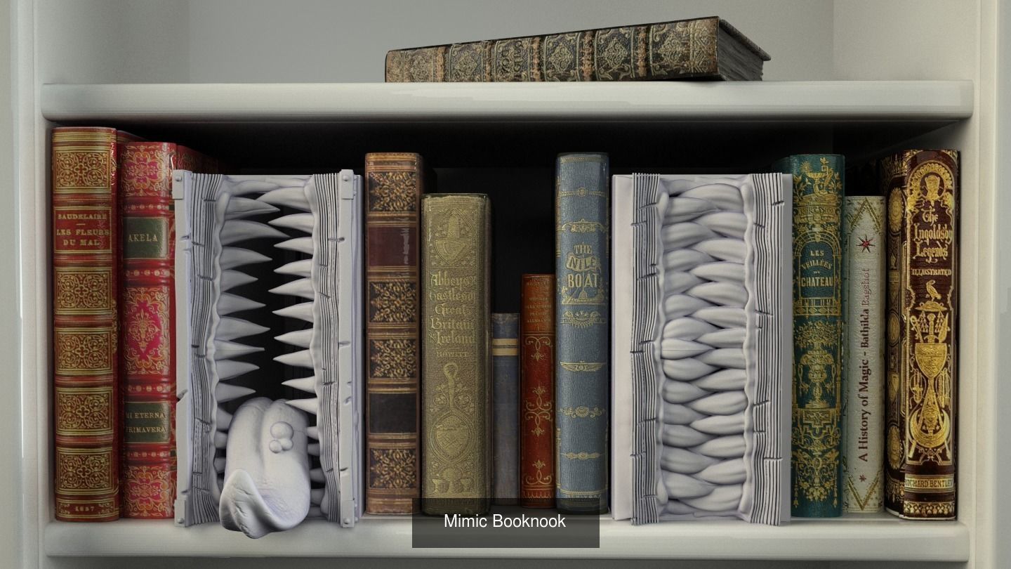 The scenic library 3d printable STL files Bundle 3D Model Collection ...