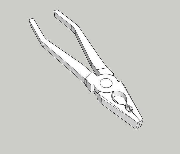 Combination Pliers Drawing