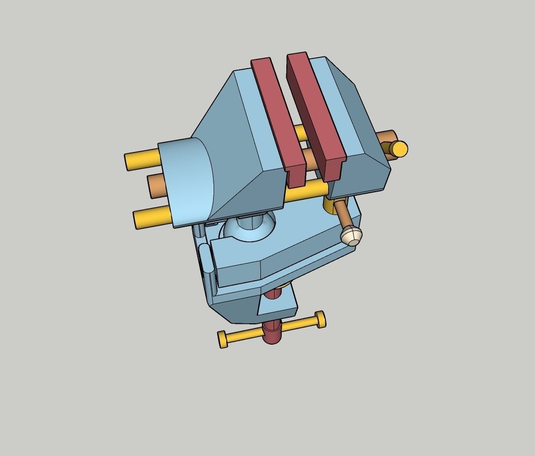Rotary vise 3D model | CGTrader