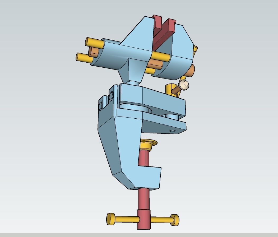Rotary vise 3D model | CGTrader