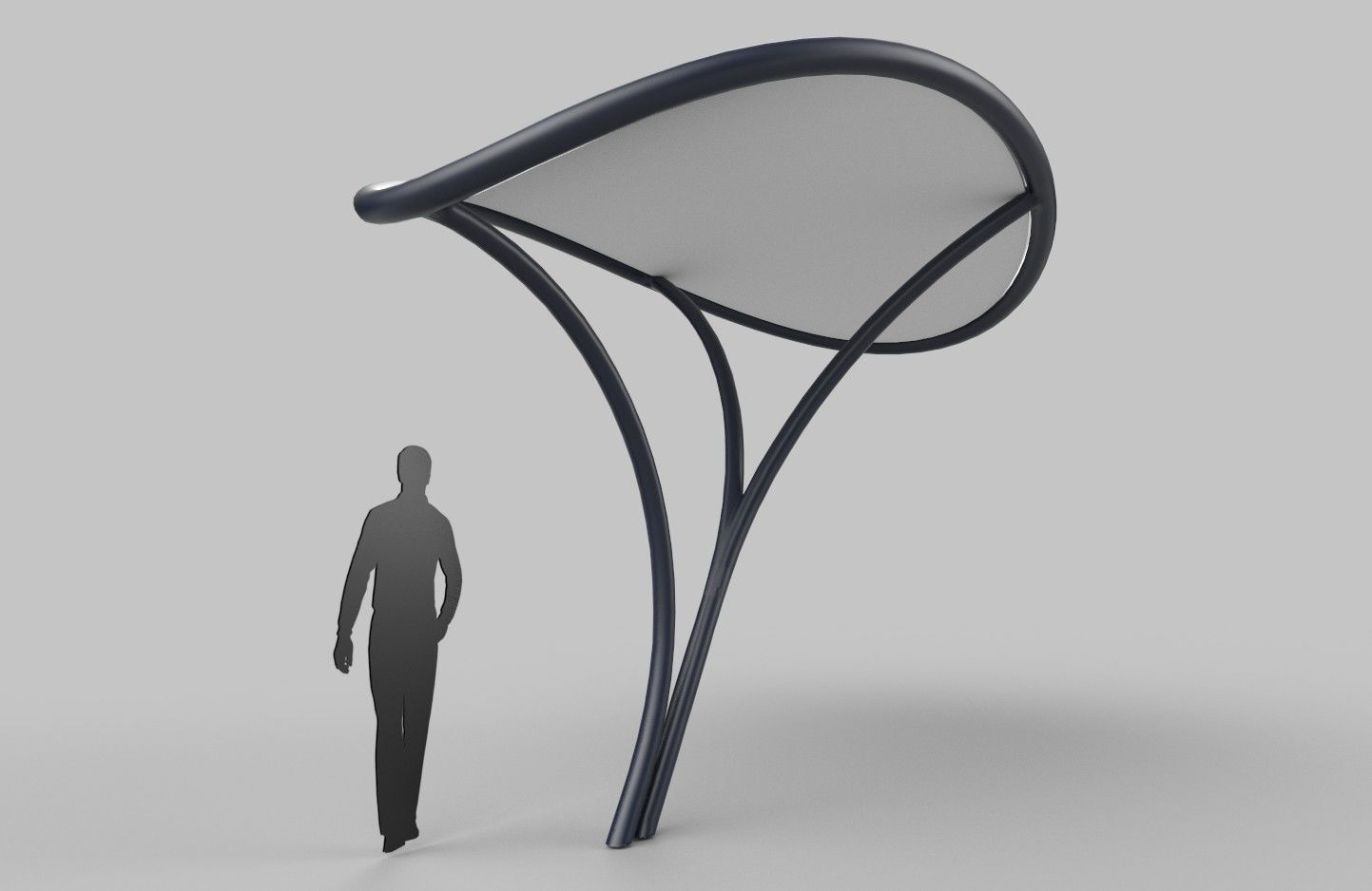 3D model Tensile Canopy M2 VR / AR / low-poly | CGTrader