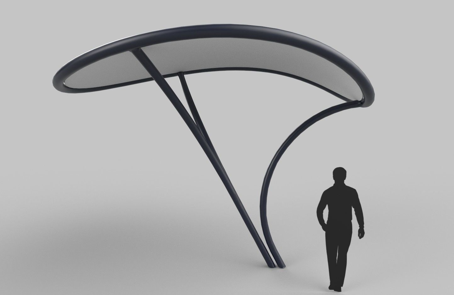 3D model Tensile Canopy M2 VR / AR / low-poly | CGTrader