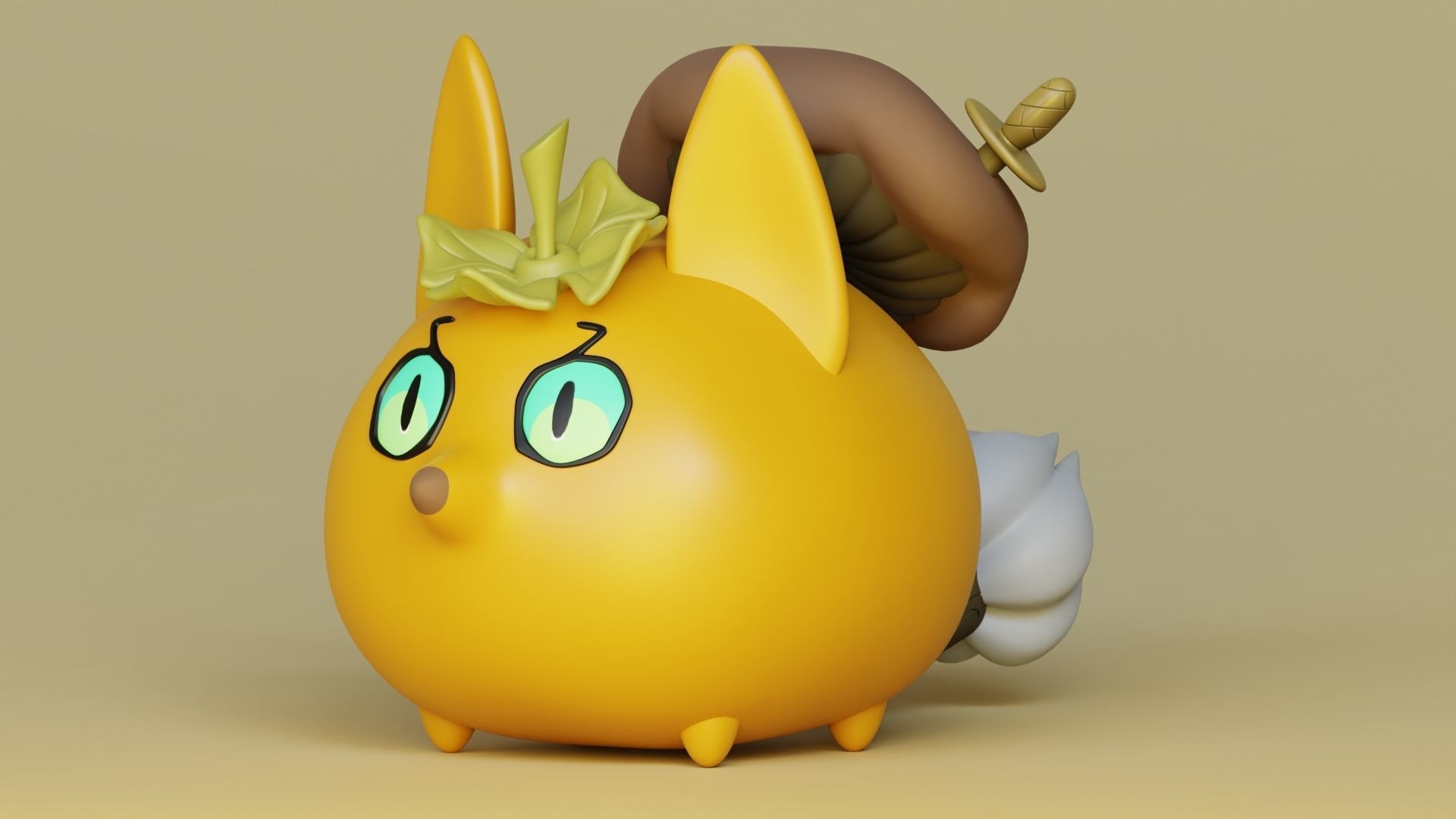 Axie Infinity buba 3D model 3D printable | CGTrader