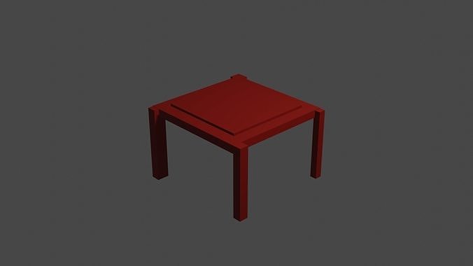 Tabel table 3D model animated | CGTrader