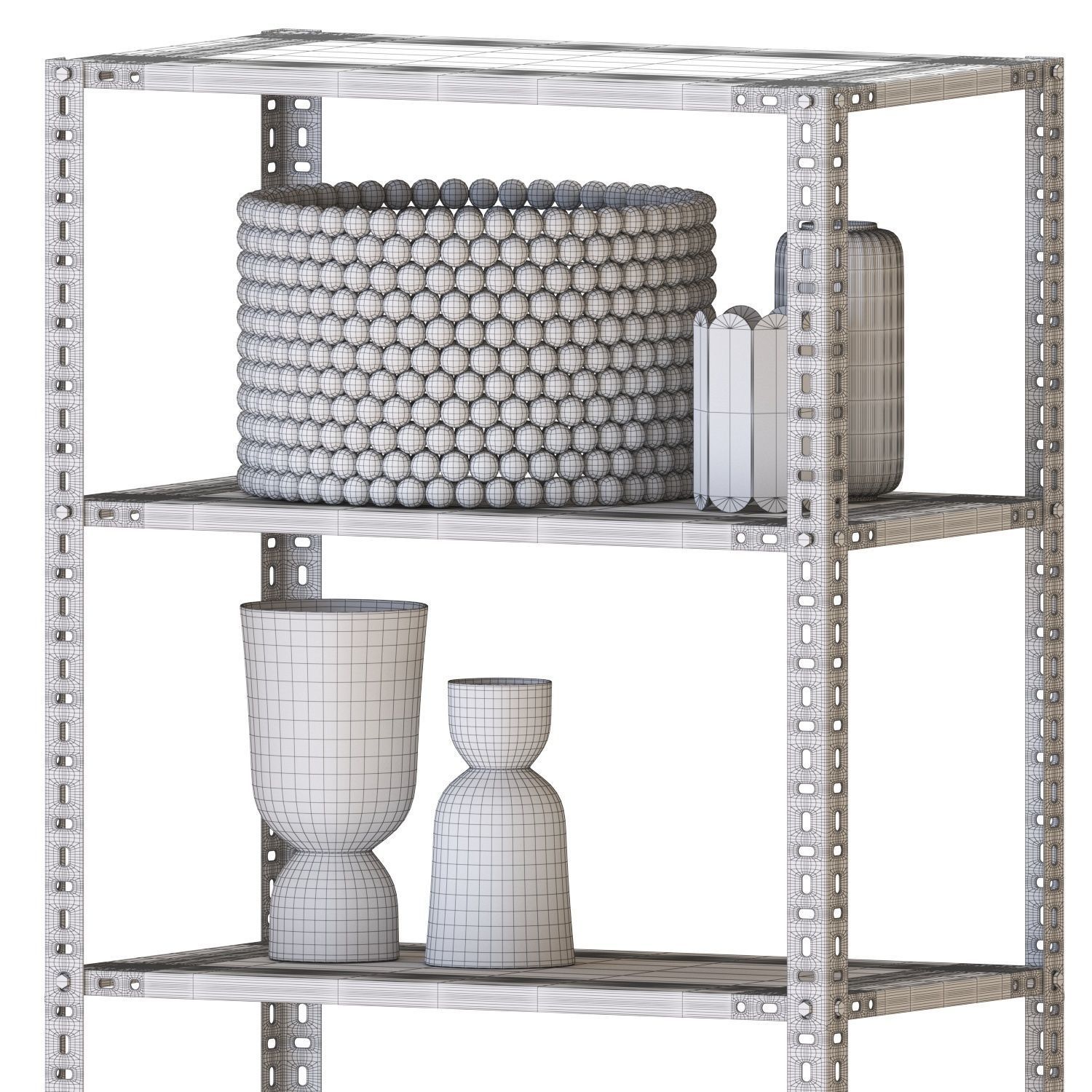 Hay Shelving Unit 200 H 3D model | CGTrader