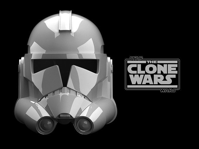 CLONE TROOPER P2 TCW helmet Clone Wars 3D model 3D printable | CGTrader