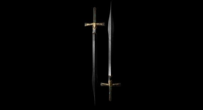 3D model 3D Realistic Sword VR / AR / low-poly | CGTrader