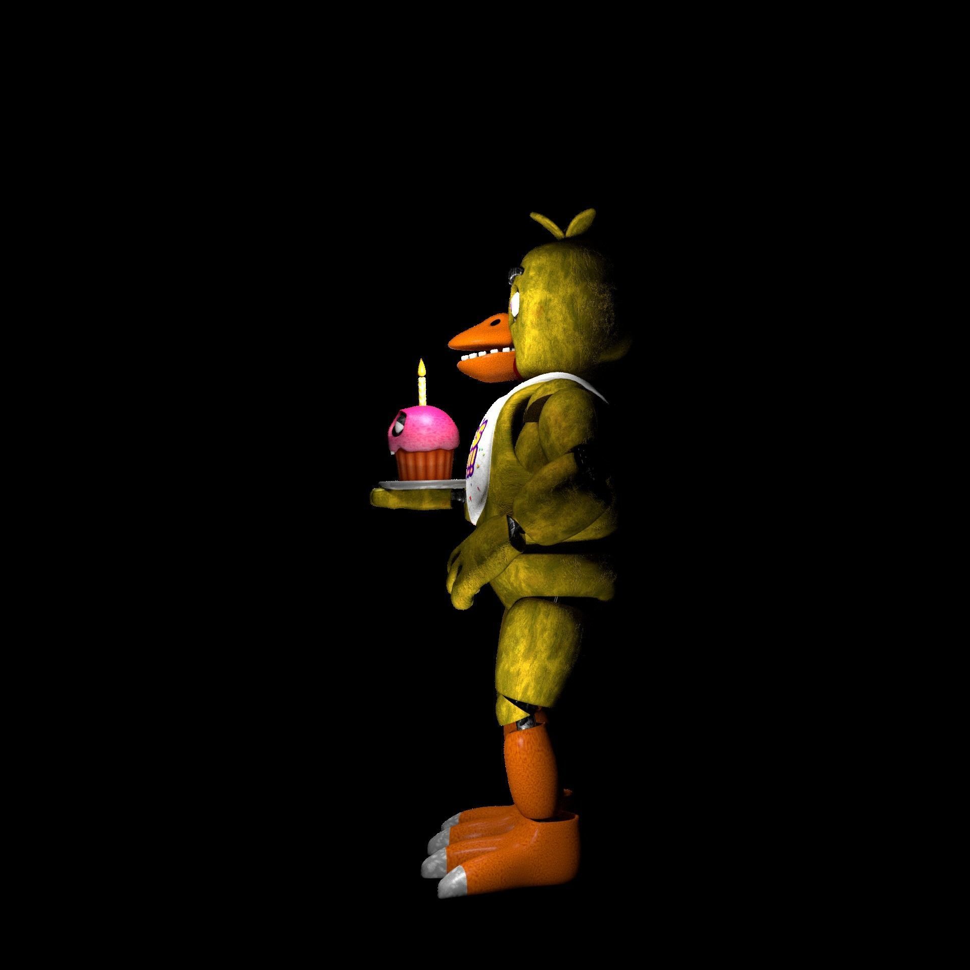 3D model Chica The Chicken - FNAF VR / AR / low-poly | CGTrader
