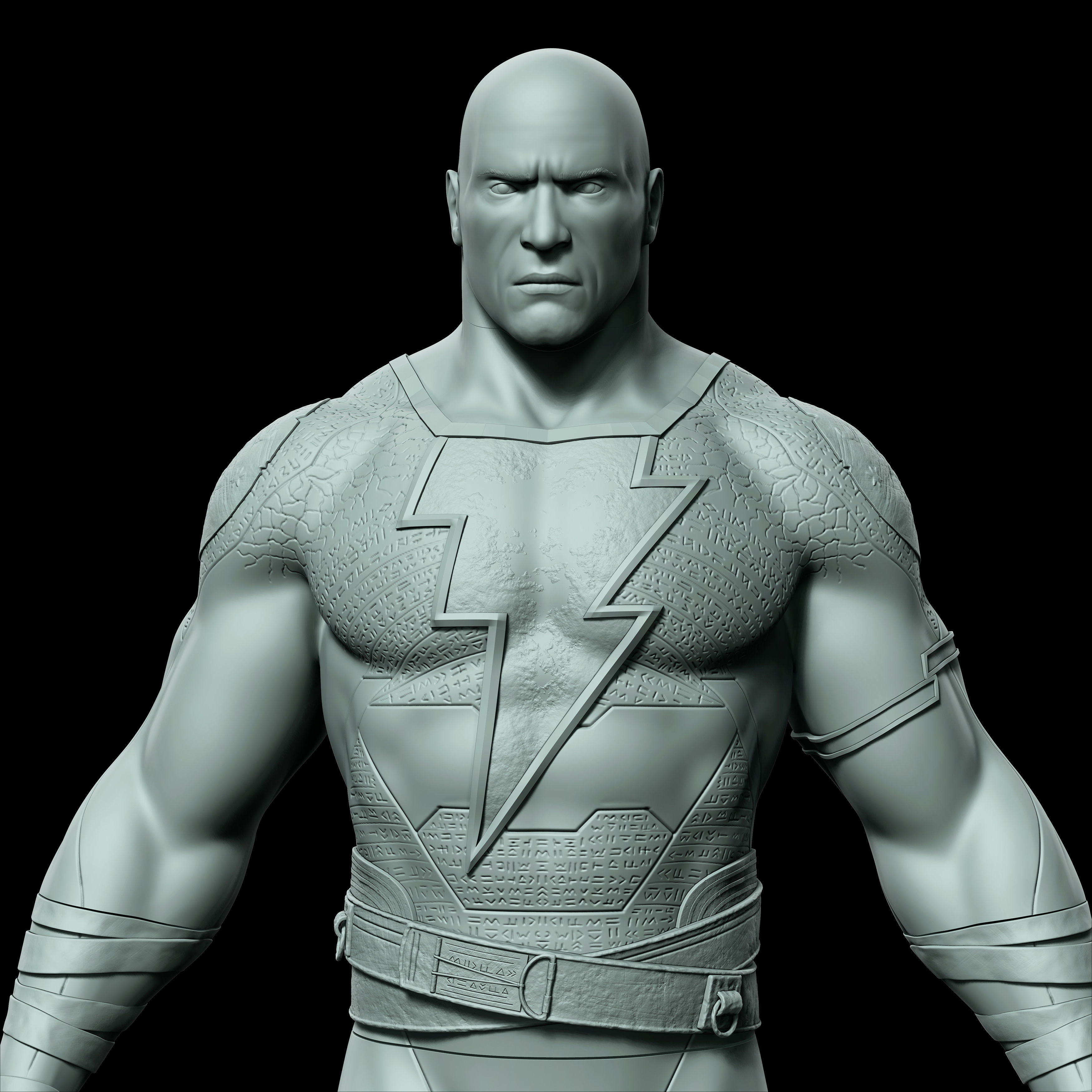 Black Adam 3D model 3D printable | CGTrader