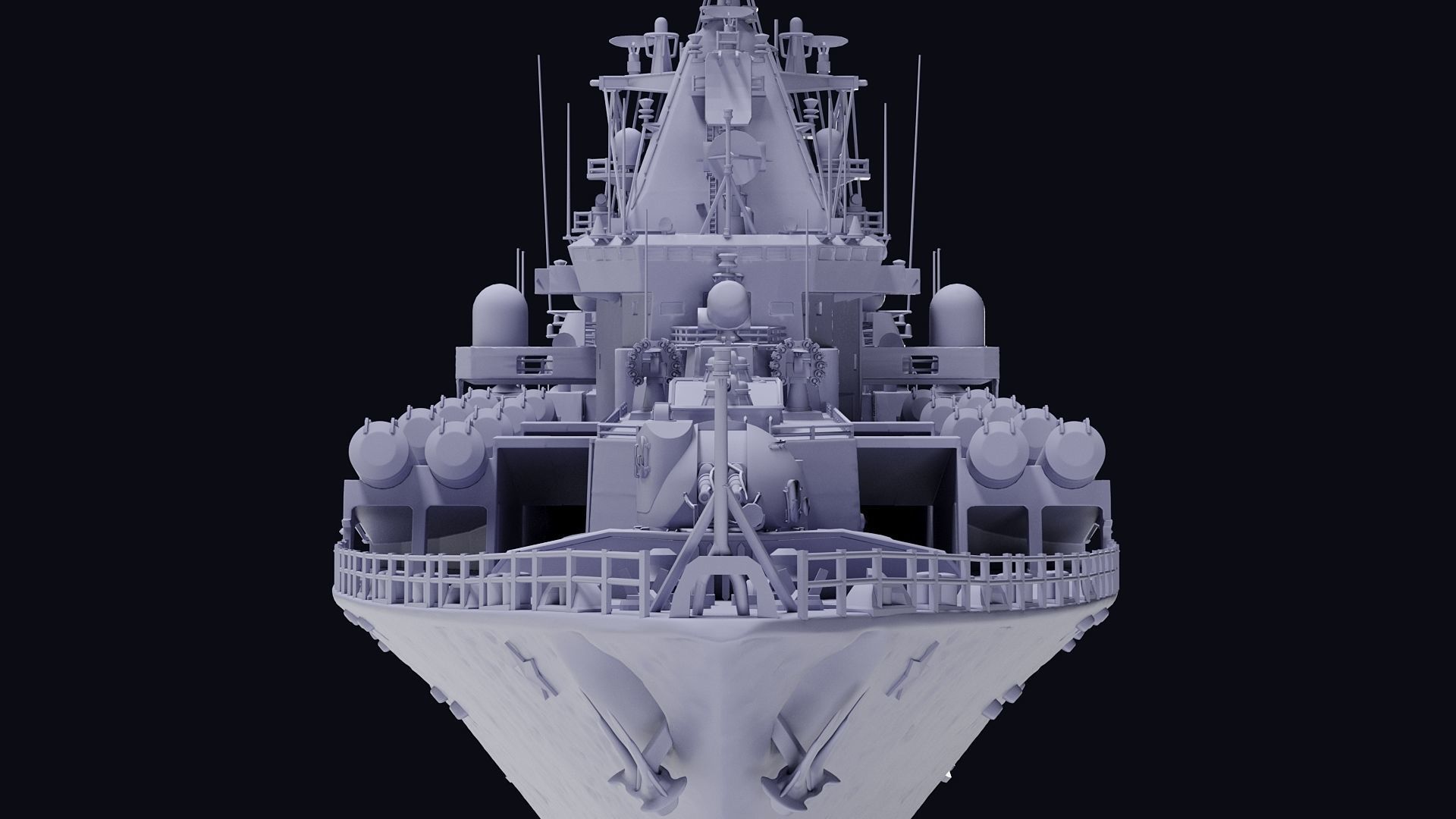 Russian warship 3D model 3D printable | CGTrader