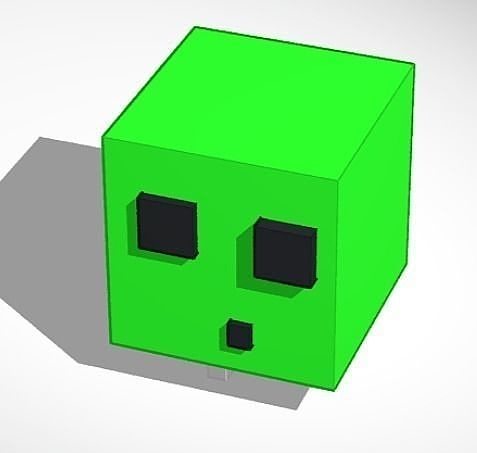Slime in Minecraft 3D model | CGTrader