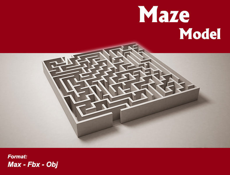 3D model Maze model VR / AR / low-poly | CGTrader