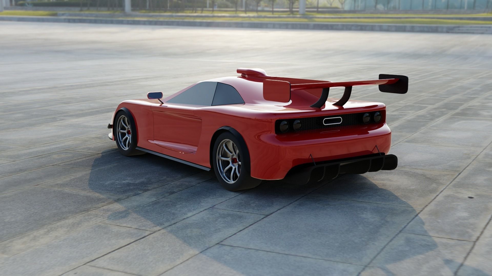 Classic Hypercar Project 1 3D model | CGTrader