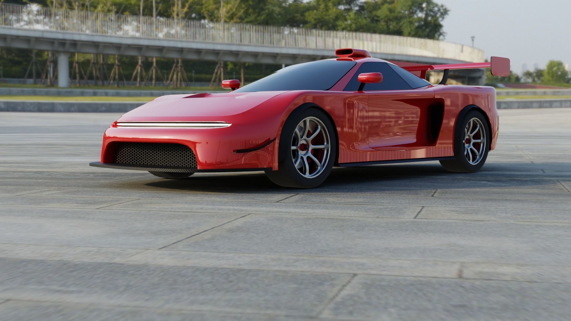 Classic Hypercar Project 1 3D model | CGTrader