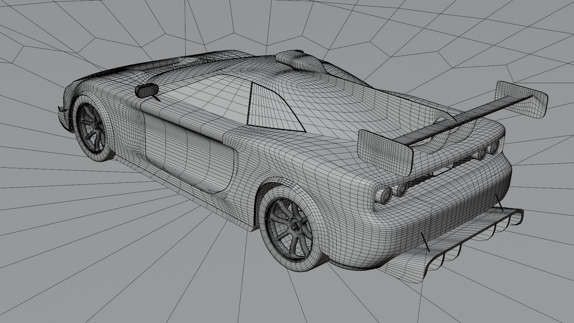 Classic Hypercar Project 1 3D model | CGTrader