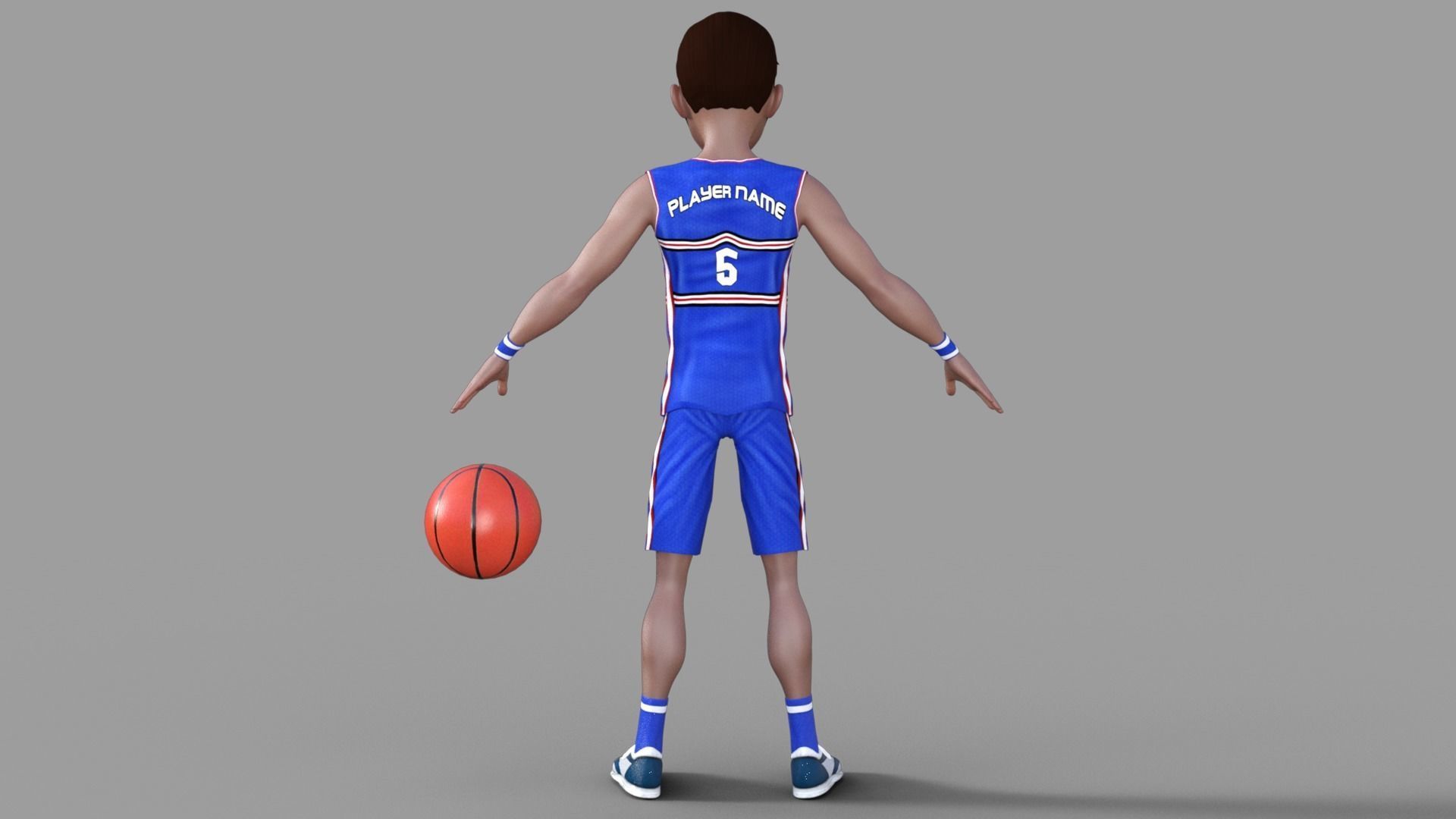 3D Basketball Player 3D model rigged | CGTrader