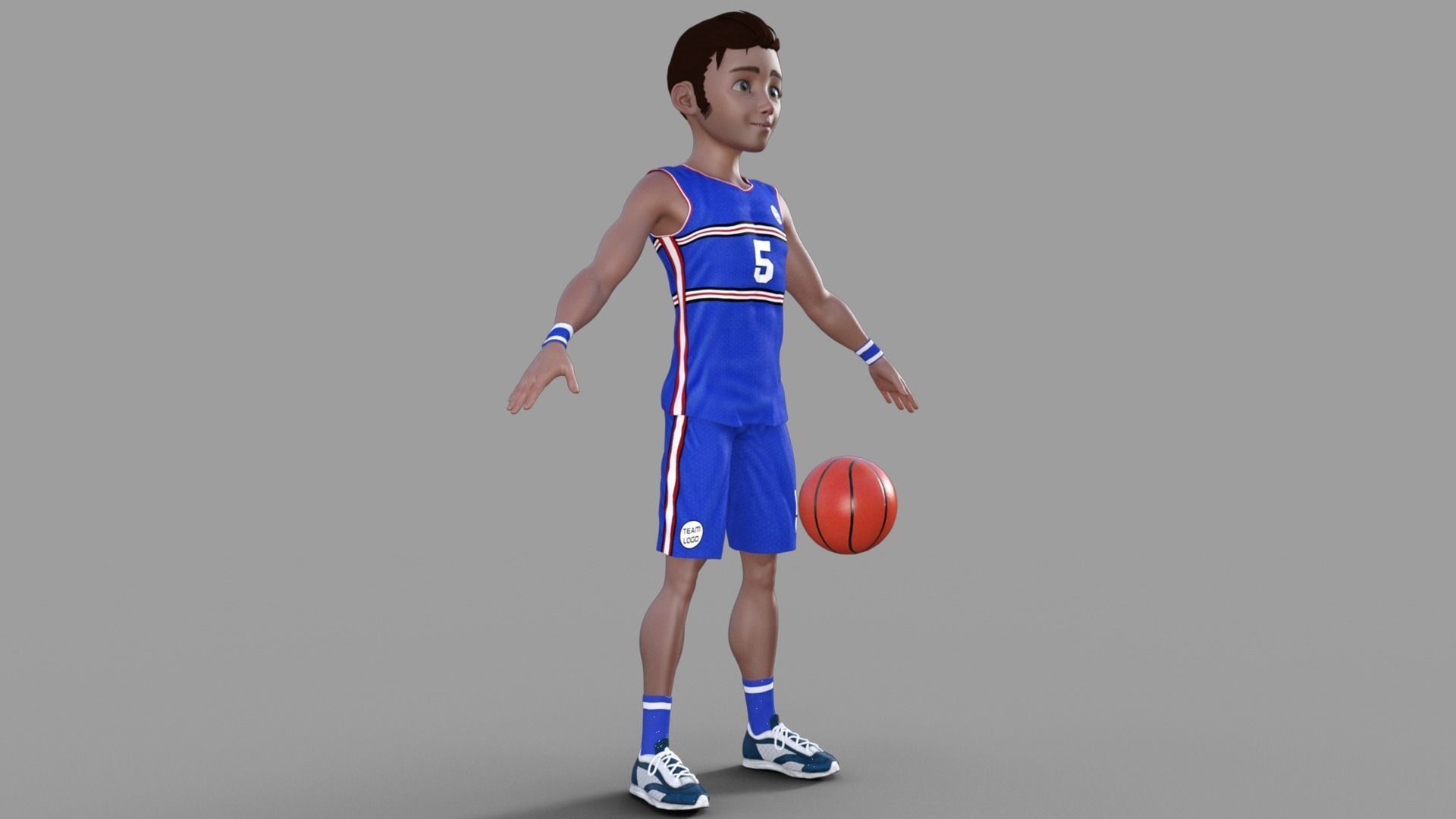 3D Basketball Player 3D model rigged | CGTrader